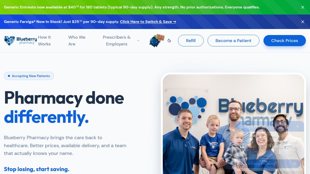 Blueberry Pharmacy | Cost-Plus Community Pharmacy in Pittsburgh